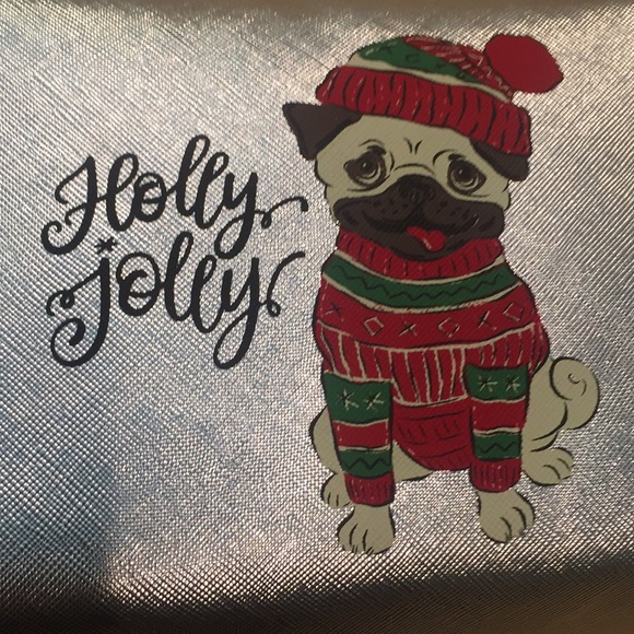 Stella & Max | Bags | New Smaller Holly Jolly Pug Make Up Bag | Poshmark
